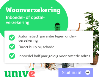 Univé لتأمين محتويات المنزل ( Inboedelverzekering ) + 200 كاش باك ...